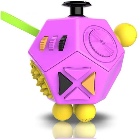 12 Sided Fidget Cube, Dodecagon Fidget Toy for Children and Adults ...