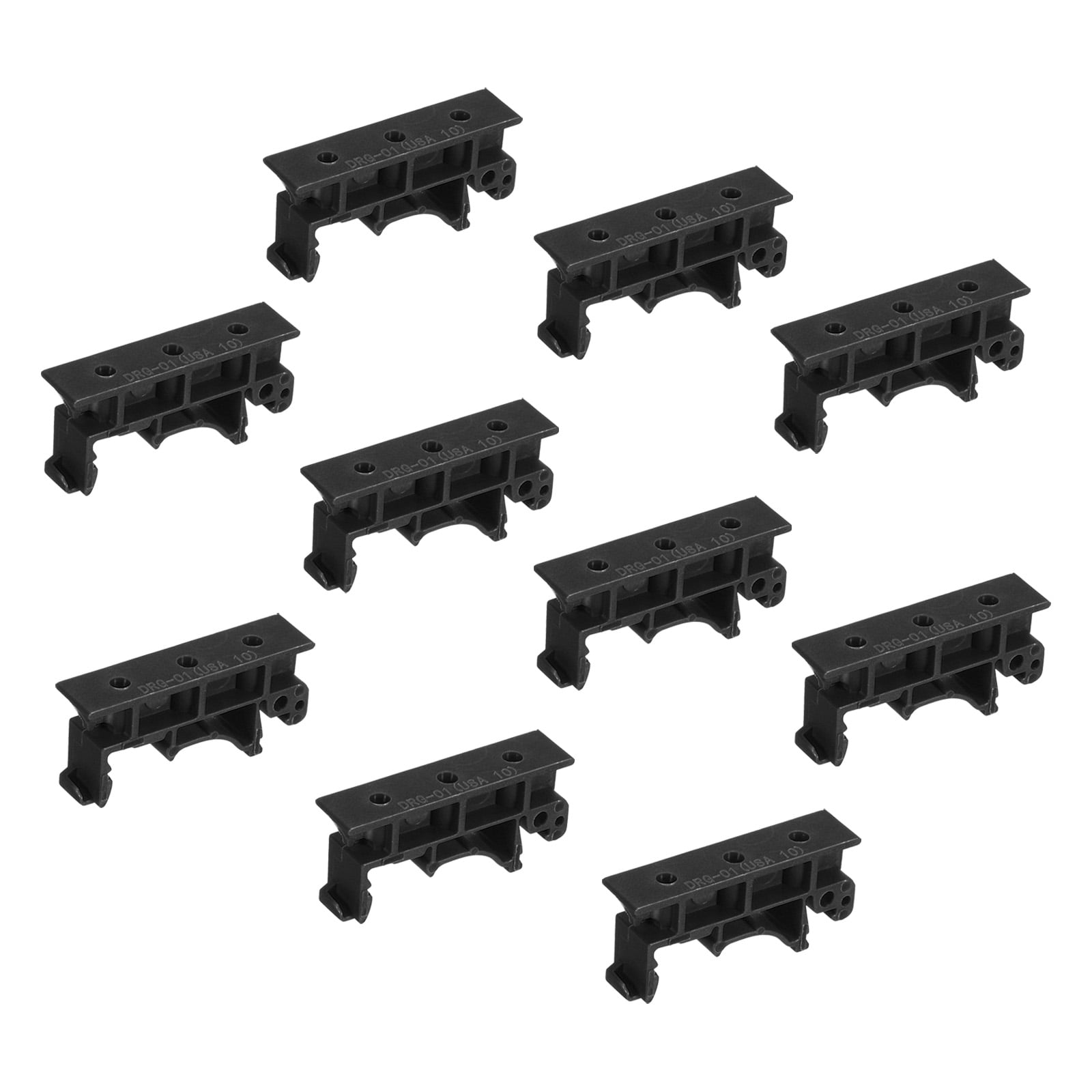 Uxcell PCB DIN Rail Mounting Bracket Carrier Clips, for 35mm DIN Rail ...