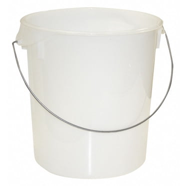RUBBERMAID Round Storage Container,8 qt,Lid 1GAF4 FG572400WHT - Walmart.com