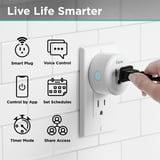 iHome Smart Plug 10A, Works with Alexa & Google Home, App Control ...