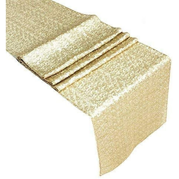 Sequin Table Runners - 12 X 108 Inch Glitter Table Runner- Party Supplies Fabric Decorations For ...