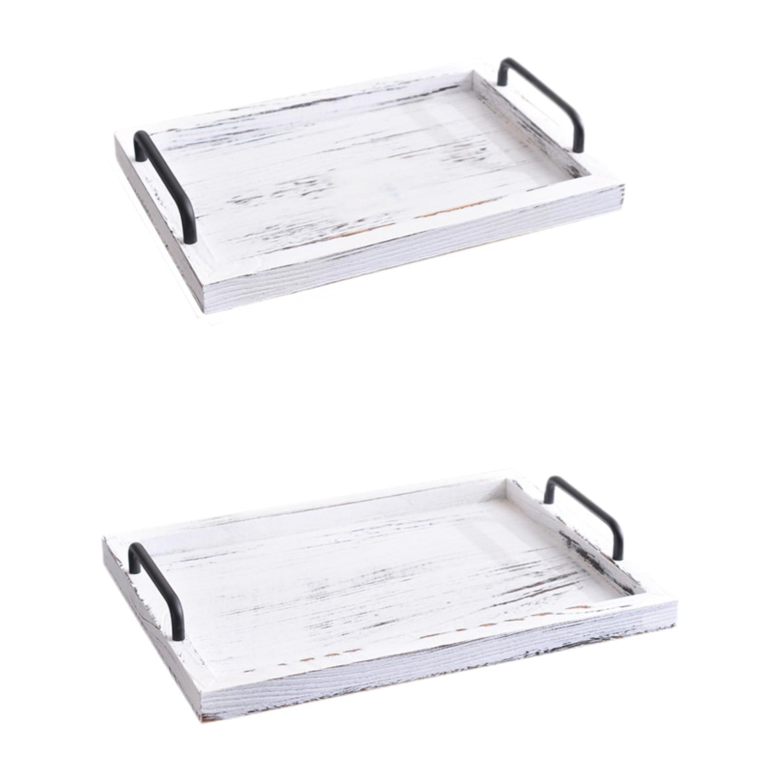 Click here for Luzkey 2 Pieces Rustic Serving Trays Serving Platt... prices