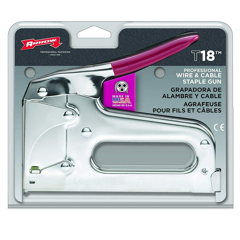 Staple Lifter Arrow Staple Gun - Chrome Finish Heavy Duty Tacker Chrome ...