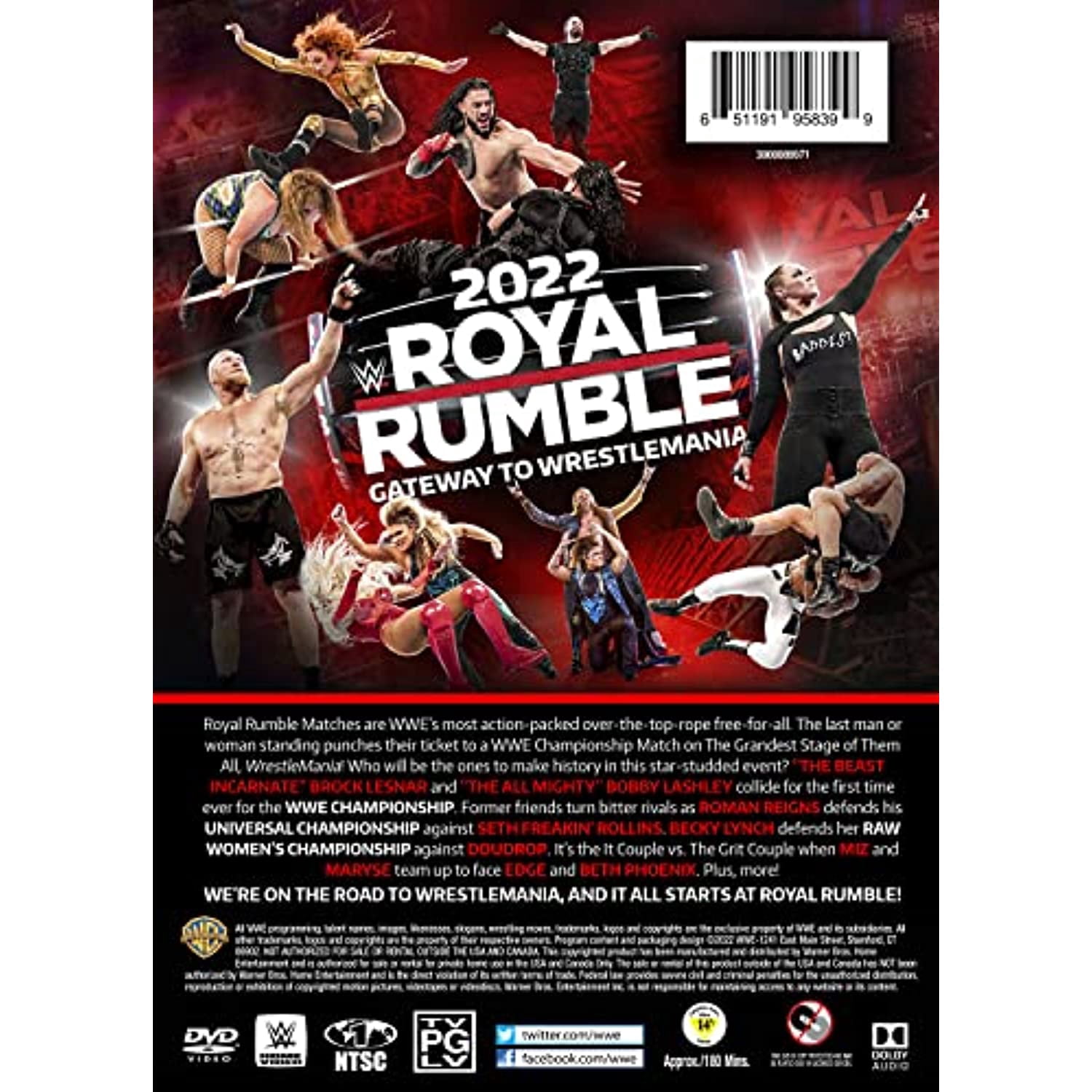 Royal Rumble 2022 Dvd