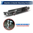 Heavy Duty Steel Rear Bumper for Ford Ranger 2024 2025,Type 2 - Walmart.com