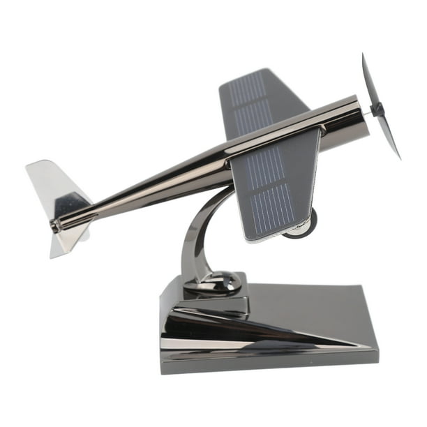 Solar Aircraft Model, Solar Airplane Easy Assembly Rotating Propellers ...