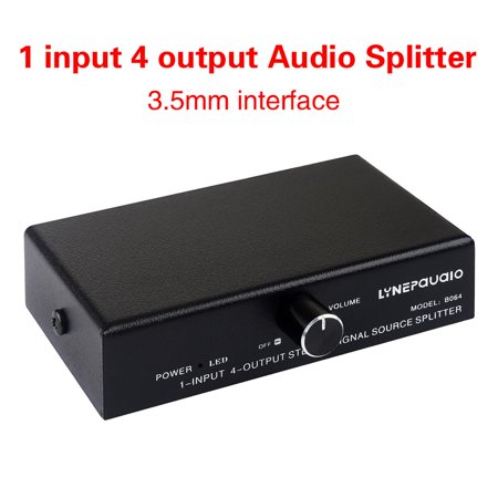 1 input 4 Out Audio Signal Switcher Distribute Device ,Video ...