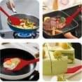 2 Pcs Mini Silicone Spatula, Nonstick Silicone Shovel Slotted Spatula ...