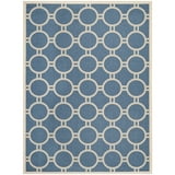 SAFAVIEH Courtyard Ariel Geometric Circle Indoor/Outdoor Area Rug, 5'3 ...