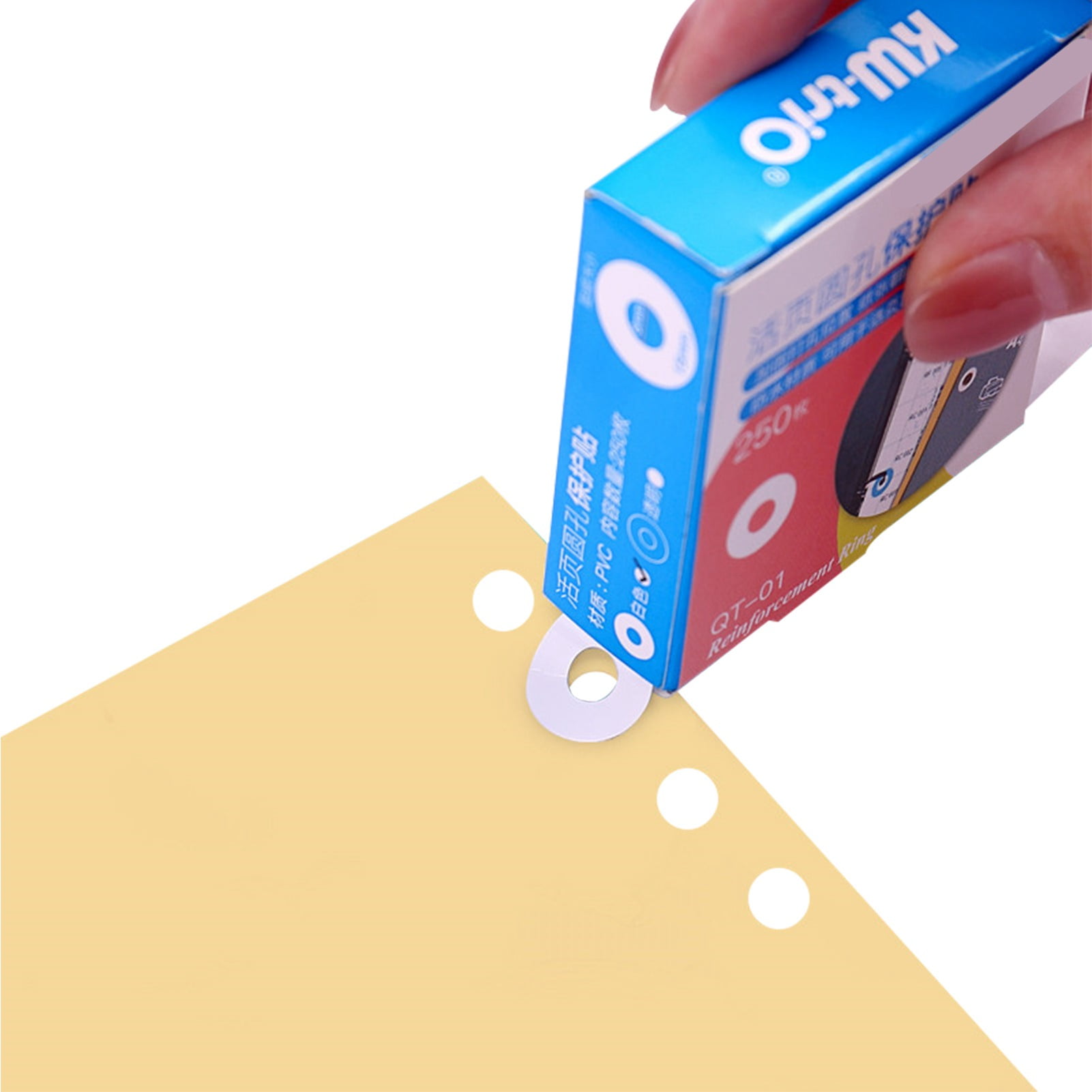 Click here for Estink Hole Punch Reinforcement Stickers  250 Labe... prices