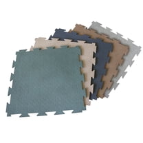 Terra-Flex Interlocking Rubber Flooring - 1/4x24x24 inch - Premium ...