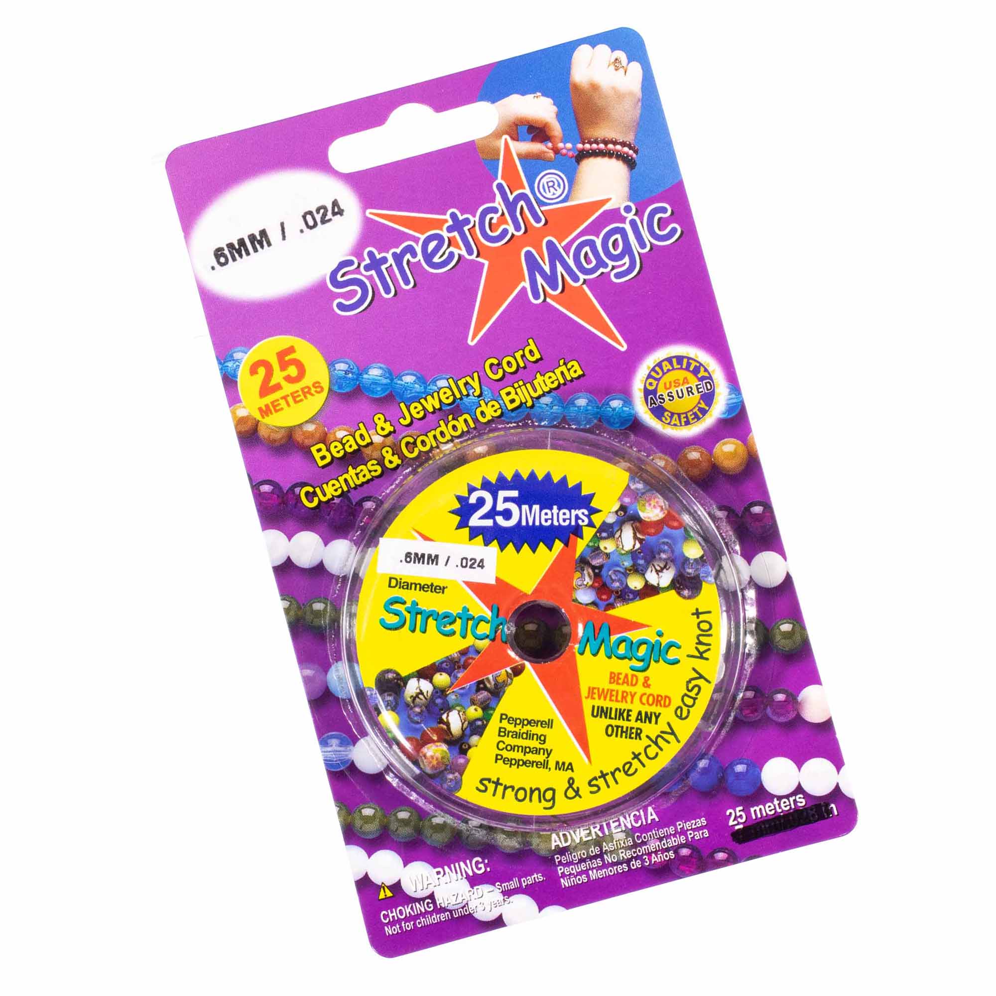 Craft County Stretch Magic Cord for DIY Bracelets, Necklaces, and More ...