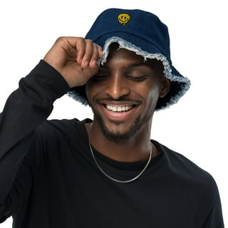 CC® Frayed Washed Denim Bucket Hat - Walmart.com