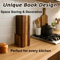 Book Cutting Board Set,Cutting Boards That Look like Books,Wooden ...