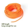 Ozark Trail 50 Foot 550lbs Paracord, 100% Polyester, Orange, Model 2155 ...