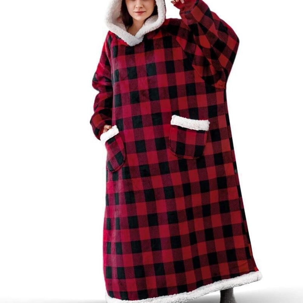 Click here for Dutchman Extra Long Wearable Blanket With Thick Sh... prices