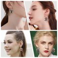 Acrylic Dangle Earrings Mixed Color 50x36.8~49.1mm 1pair/style DIY ...