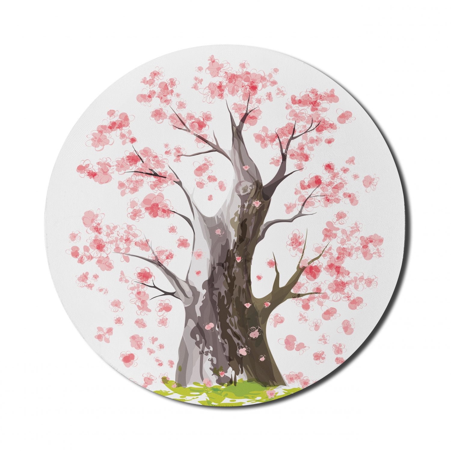 Nature Mouse Pad for Computers, Big Sakura Tree in Full Blossom ...