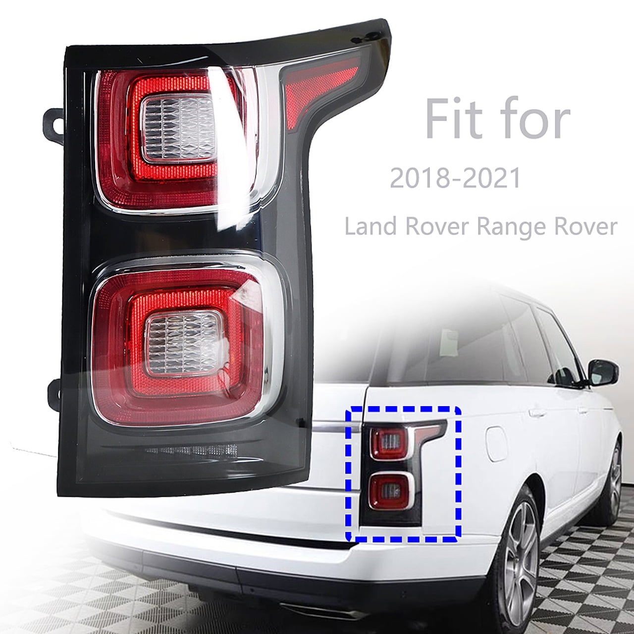 Fit for 18-21 Range Rover Tail Light Housing Assembly RH Passenger Side ...