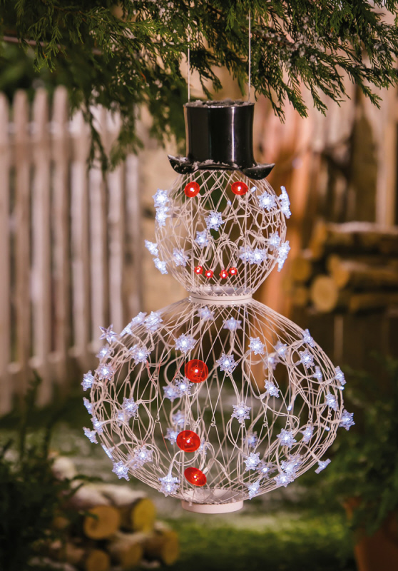 Collapsible Solar Snowman - Walmart.com