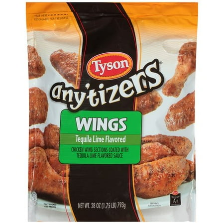 023700011190 UPC - Tyson Any'tizers Tequila Lime Flavored Wings, 28 Oz ...