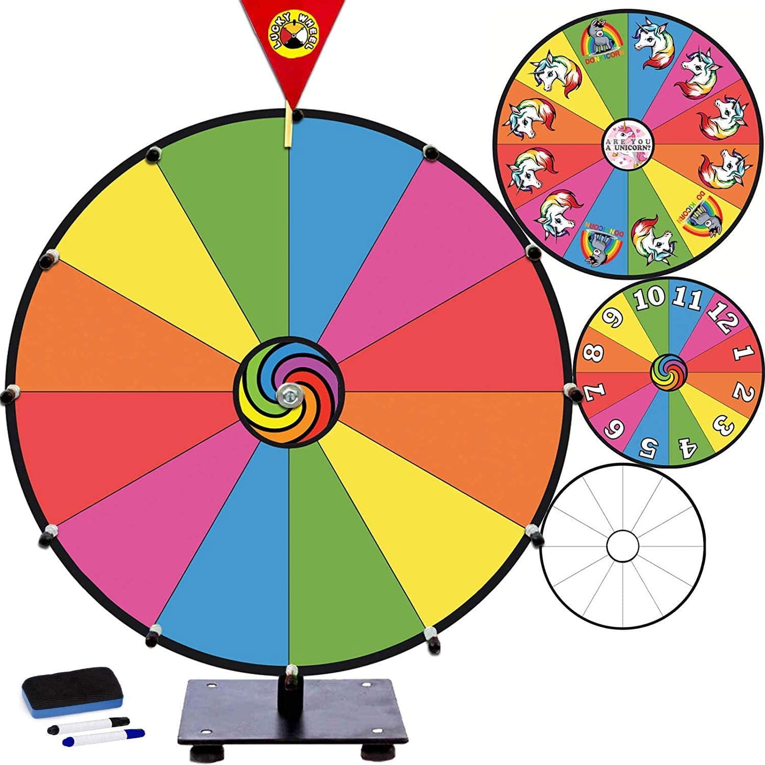 Prize Wheel 15 inch for fundraising, drinking party, team events, Metal ...
