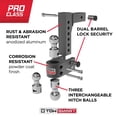 TowSmart, Adjustable Tri-Ball Mount, 5 5/8 inch Drop, 12,000-lb ...