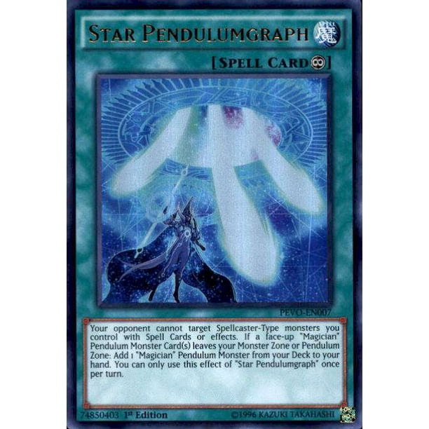 YuGiOh Pendulum Evolution Ultra Rare Star Pendulumgraph PEVO-EN007 - Walmart.com