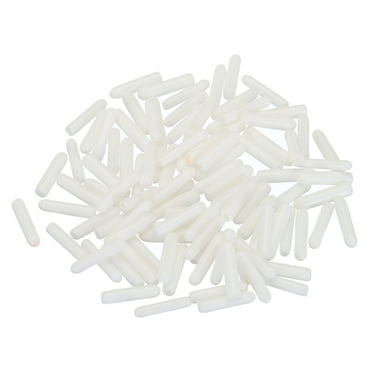 50pcs 8mm Rubber End Caps Cover PVC Vinyl Screw Thread Protector Round ...