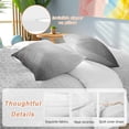 Black Gray Mosaic 4 piece Duvet Cover Set, Comfort Bedding Set Full ...
