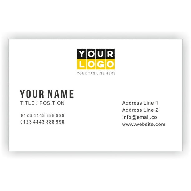 With Logo Regular Personalised Business Cards Custom Professional ...