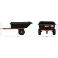Agri-Fab 45-0552 Poly Pull Behind Lawn Garden Dump Wagon, 700lb Load ...