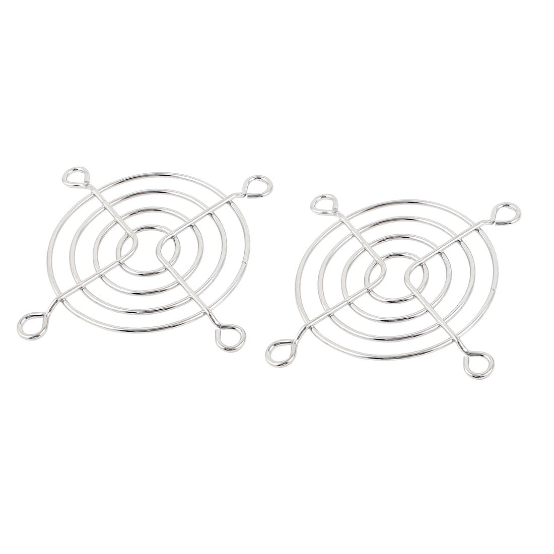 2 x Metal Wire Finger Guard Protect Grill for 60mm Computer PC Cooling ...