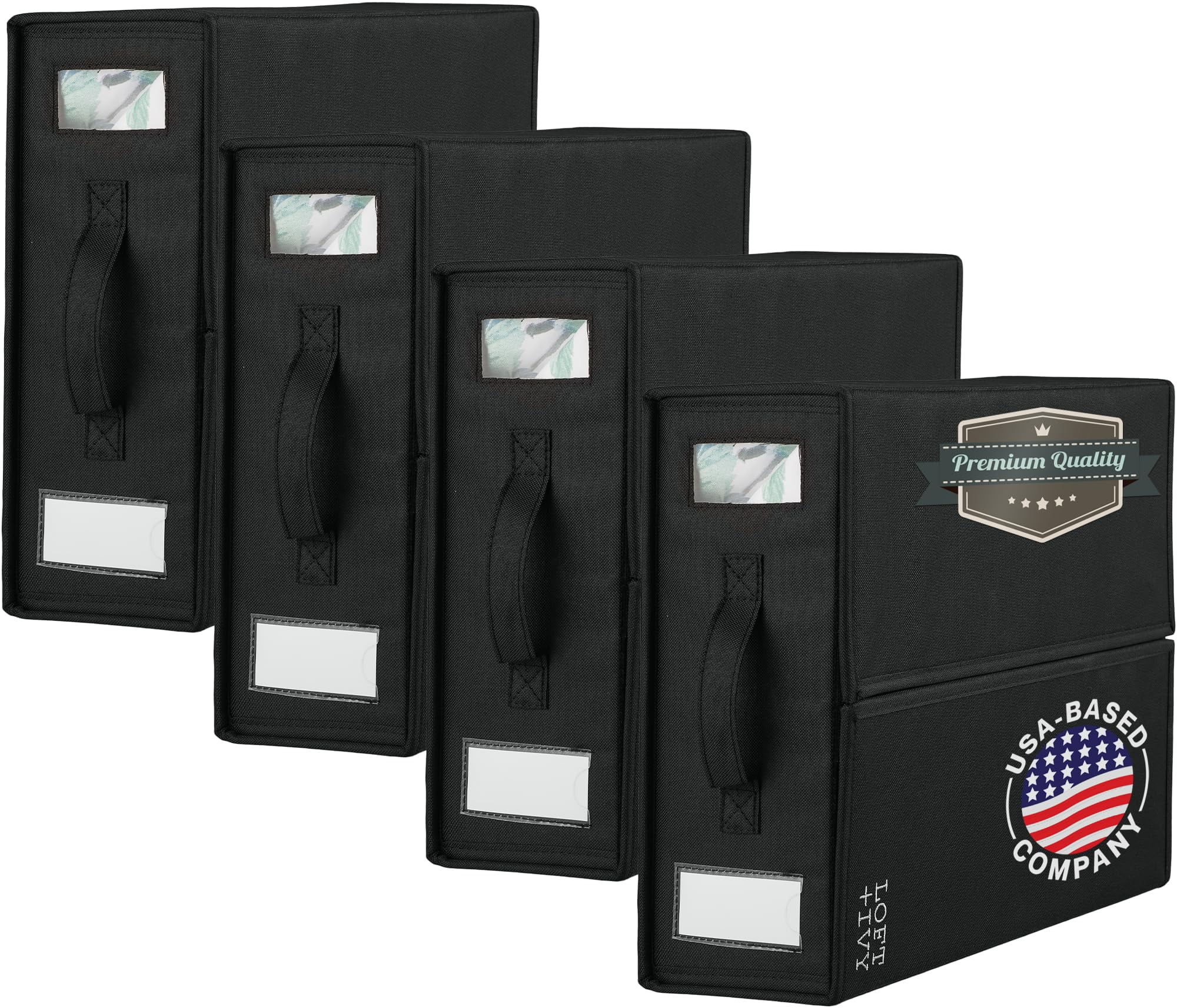 Open Box LOFT + IVY SHEET STASH LINEN STORAGE ORGANIZER STURDY 4 PACK ...