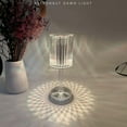 16-Color Remote Control Crystal Table Lamp | Diamond Shape Night Light ...