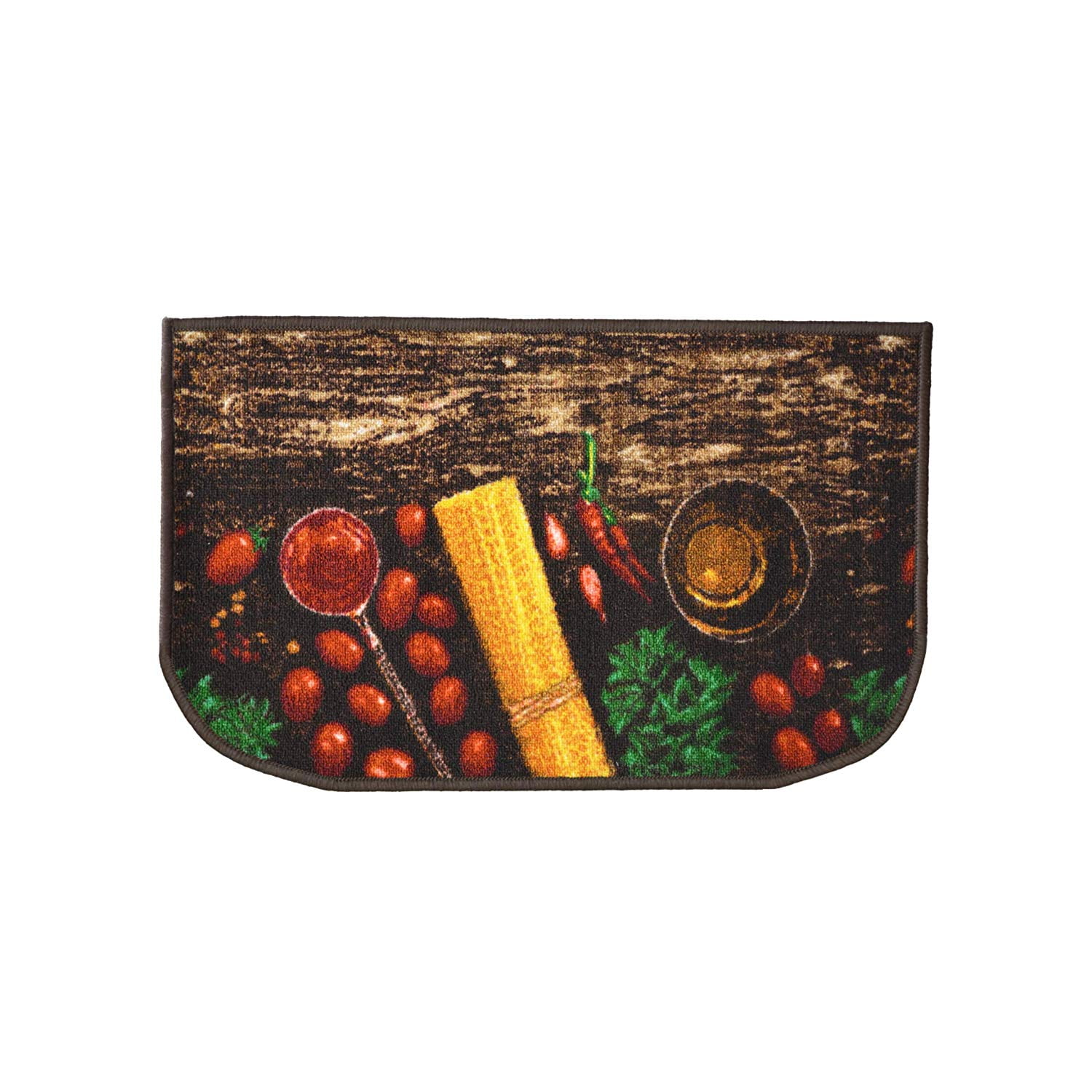 Kashi Home Kitchen Rug, Printed Area Rug, Durable Floor, Door Mat ...