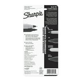 Sharpie Twin Tip Permanent Markers, Fine and Ultra Fine, Black, 4 Count ...