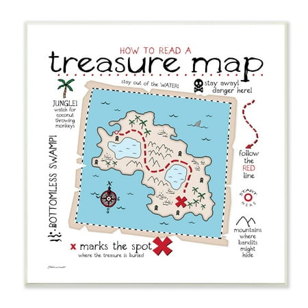 The Kids Room by Stupell How to Read Treasure Map | Walmart Canada