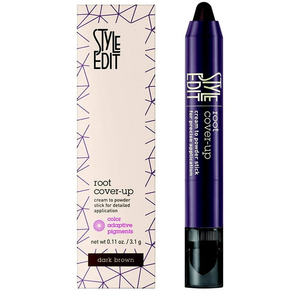 Style Edit Root Cover Up Stick Instant Root Concealer Dark Brown 0.11 ...