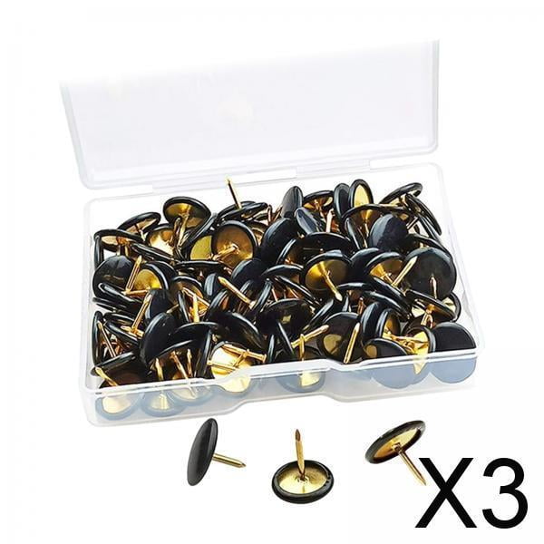 2x200x chinchetas con parte posterior plana, chinchetas, tableros de ...