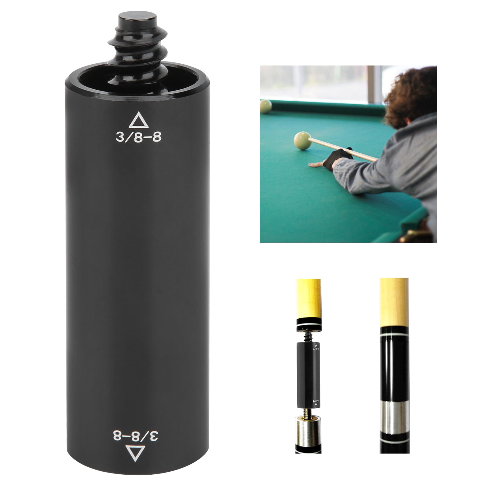 Octpeak Pool Extension Cue,Sports Supplies,Pool Extension Cue 2oz ...