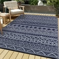 8 X 10 ft Plastic Black Blue White Rectangular Beach Front Porches ...