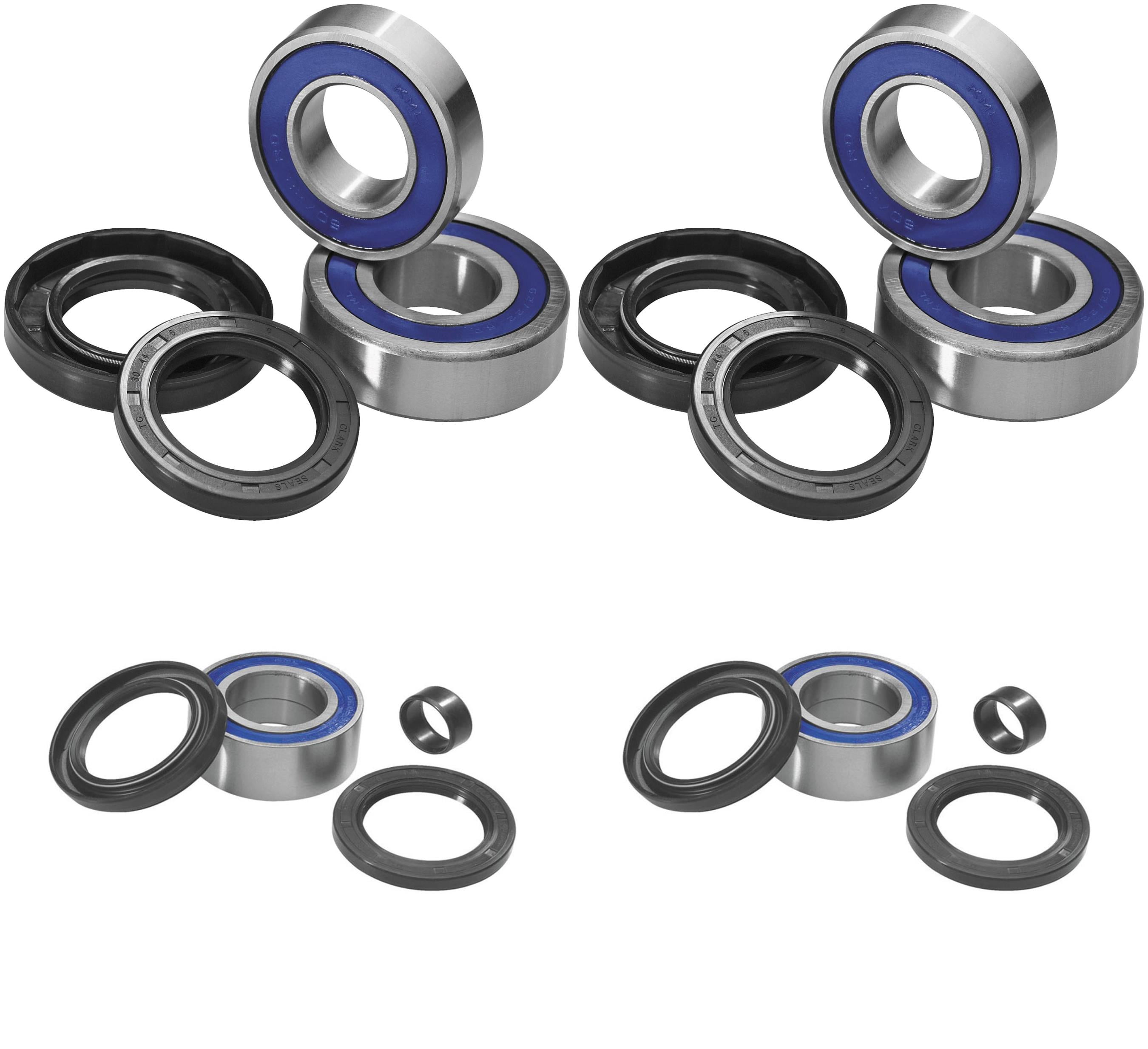 QUADBOSS Front and Rear Wheel Bearing Kits for Honda TRX420 FA 2009 ...