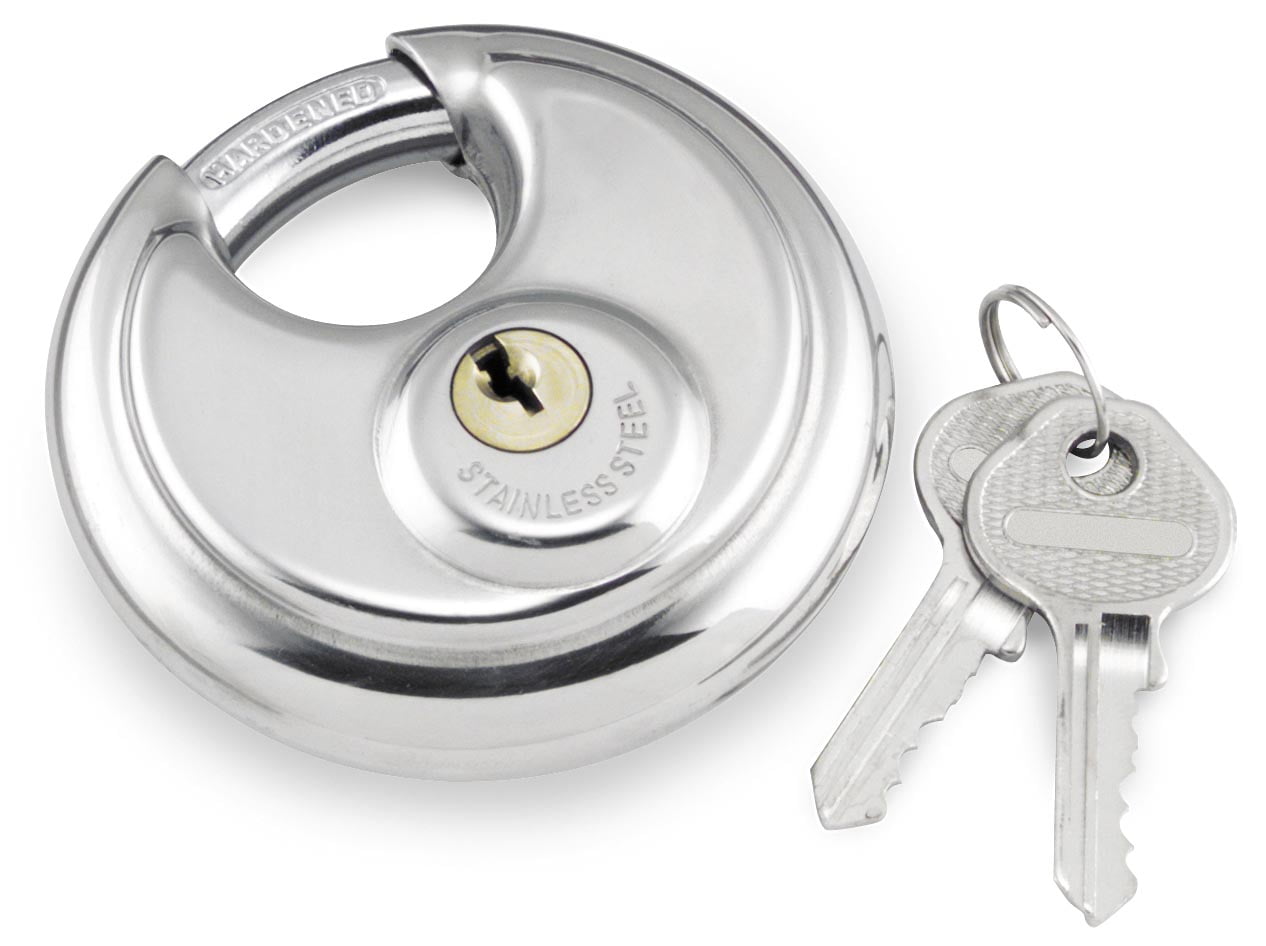Bully Locks BUFFALO Stainless Round Padlock - Walmart.com