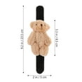 2pcs Kids Lovely Slap Bracelet Adorable Cartoon Bear Wrist Band Adults ...