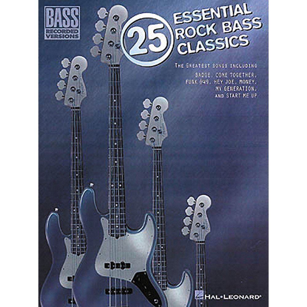 Hal Leonard 25 Essential Rock Bass Classics Tab Songbook Walmart hal-leonard-25-essential-rock-bass-classics-tab-songbook-walmart