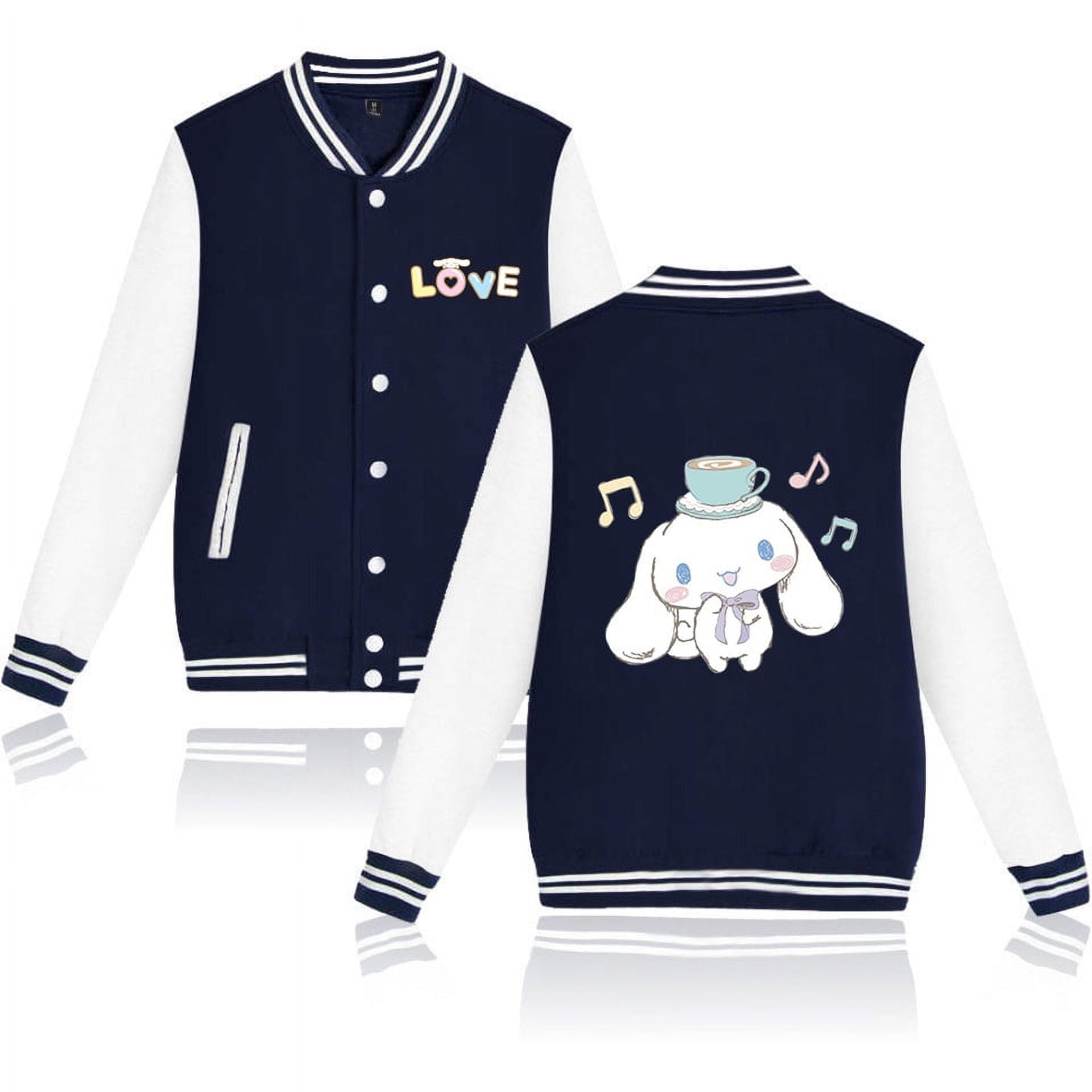Cute Cinnamoroll Bomber Jacket Women Men Autumn Baseball Jacket Coat ...