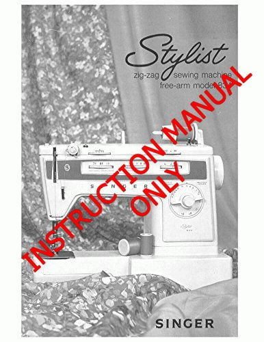 Singer 834 Sewing Machine/Embroidery/Serger Owners Manual - Walmart.com