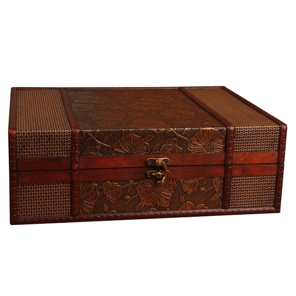 Small Wooden Lock Box