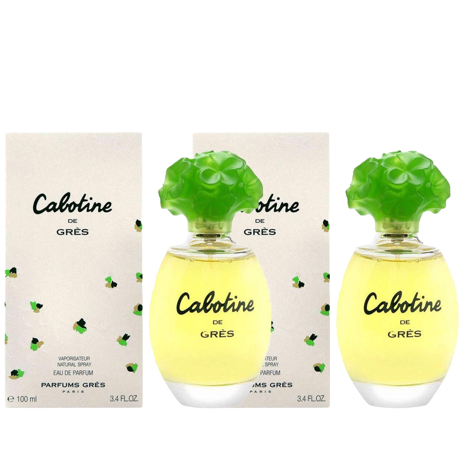 Pack of (2) Parfums Gres Cabotine Womens 3.4-ounce Eau de Parfum Spray ...